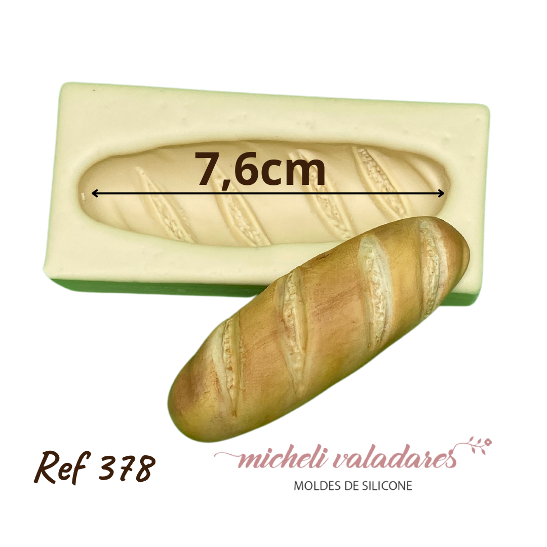 Molde de Silicone Pão Baguete – 6,5cm | Micheli Valadares